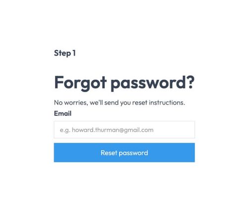 eBook Reset Password for Webflow